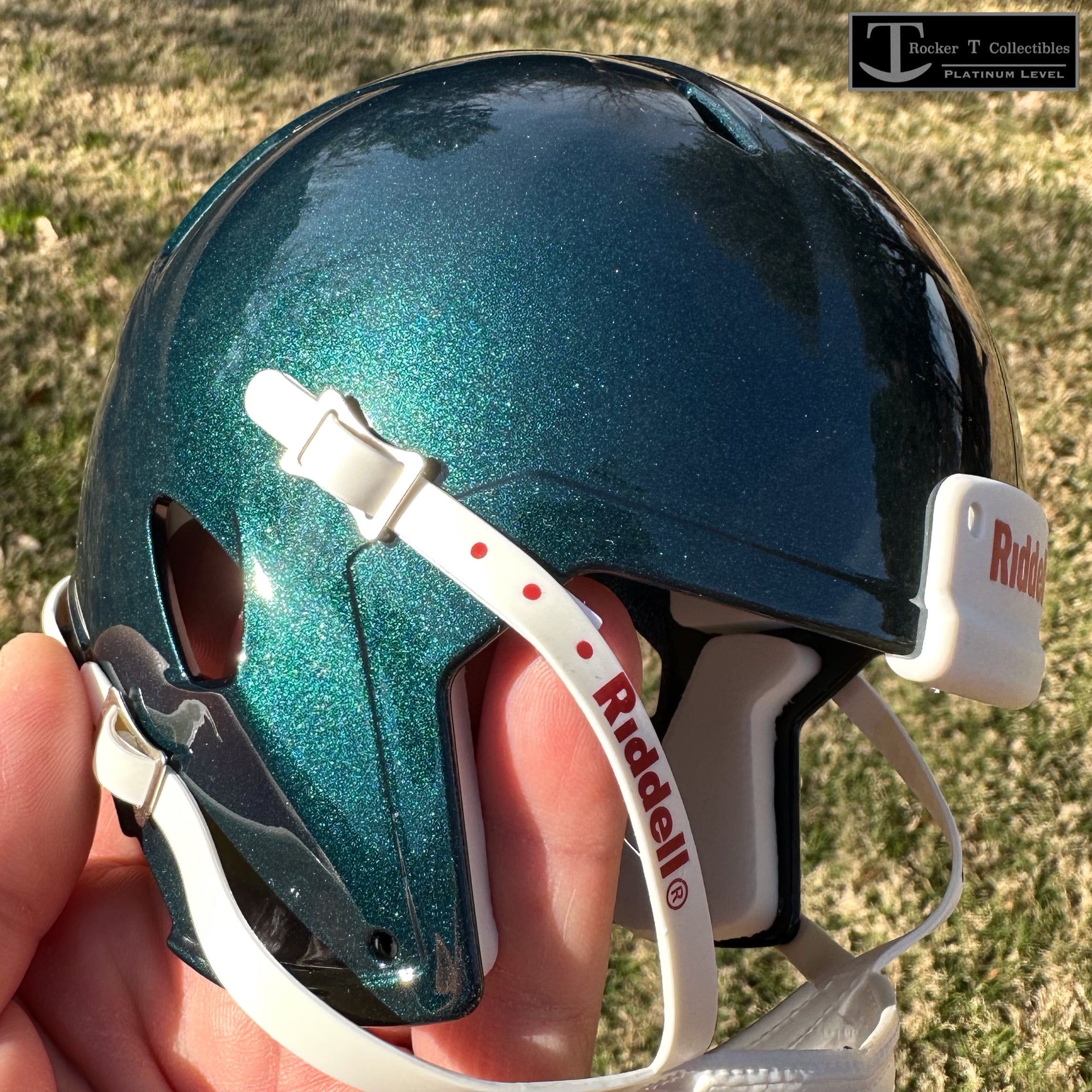 Rocker T Platinum Mini Helmet Shells | Premium Custom Collectibles